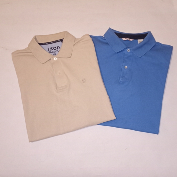 Izod | Shirts | 2 Izod Golf Polo Shirts | Poshmark